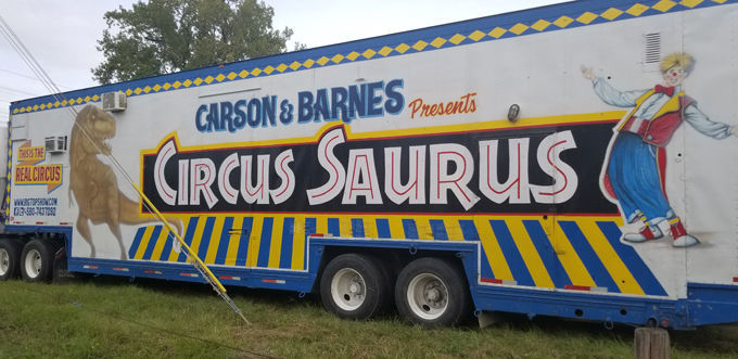 Carson & Barnes’ Circus Saurus returns to Jasper on Sun, Oct 6th ...
