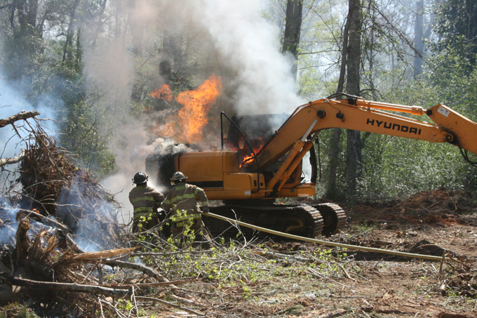 Fire destroys heavy equipment | Local News | kjas.com