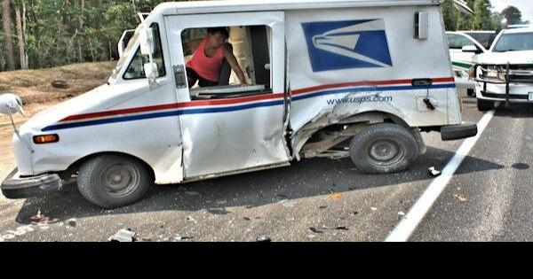 U.S. Mail truck hit broadside by a pickup in Polk County | Local News ...