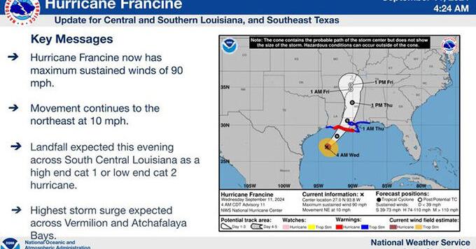 Francine continues on northeast path | | kjas.com