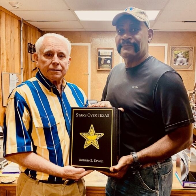 Newton County Sheriff Robert Burby meets with a man who has written ...