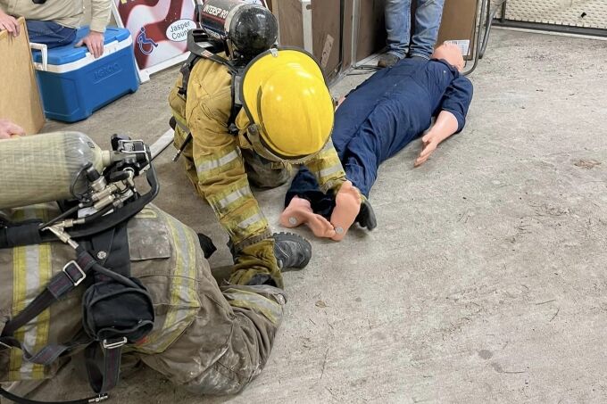 Newest member of the East End Fire Department is a real dummy | Local ...