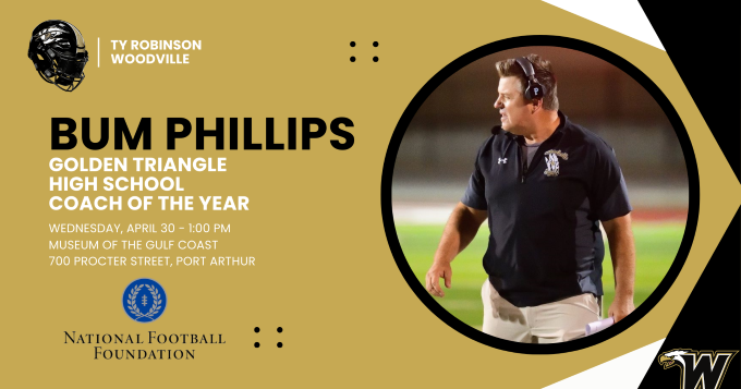 Former Woodville football coach Ty Robinson named Triangle Coach of the ...