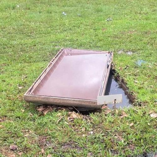 Flood floated caskets out of the ground at a Kirbyville cemetery ...