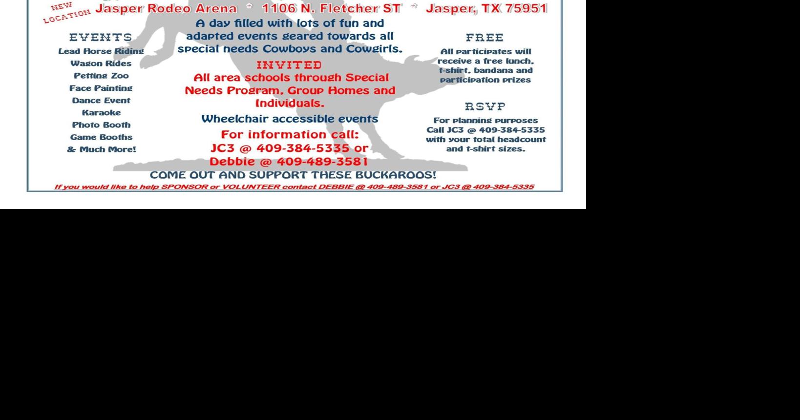 A Day in the Dirt Handicapable Rodeo set for Friday, Oct. 19th, 2018 ...