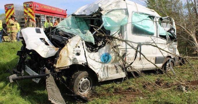 Jasper & San Augustine TDCJ employees involved in van crash in Polk ...