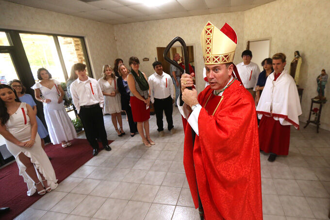 Bishop David Toups visits Jasper | Church News | kjas.com