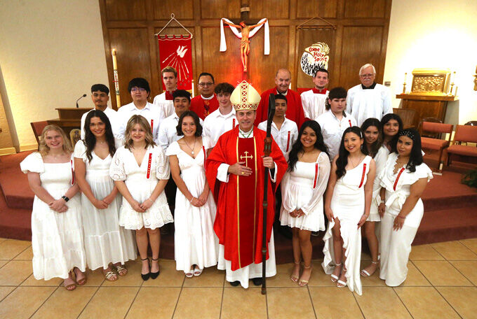 Bishop David Toups visits Jasper | Church News | kjas.com