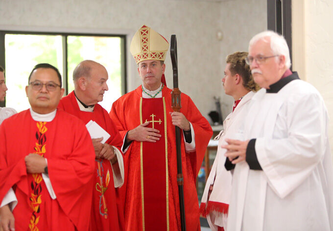 Bishop David Toups visits Jasper | Church News | kjas.com