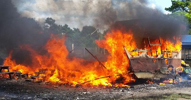 July 4th fire completely destroys home | Local News | kjas.com