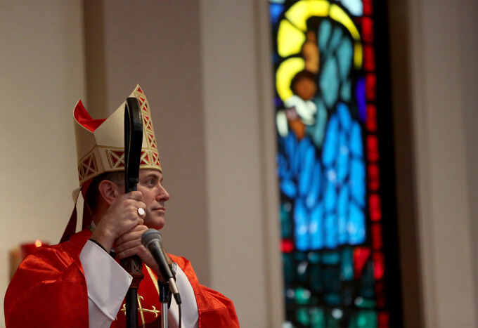 Bishop David Toups visits Jasper | Church News | kjas.com