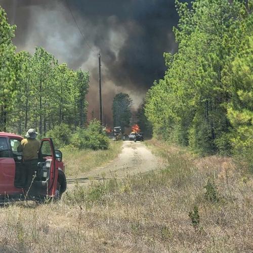 SHEARWOOD CREEK FIRE NEAR EBENEZER COMMUNITY WEST OF JASPER 50% ...