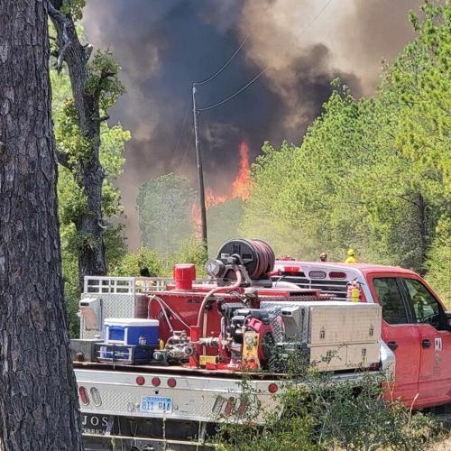 SHEARWOOD CREEK FIRE NEAR EBENEZER COMMUNITY WEST OF JASPER 50% ...