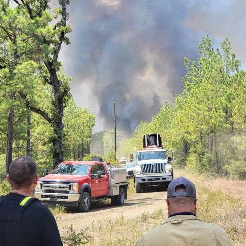 SHEARWOOD CREEK FIRE NEAR EBENEZER COMMUNITY WEST OF JASPER 50% ...