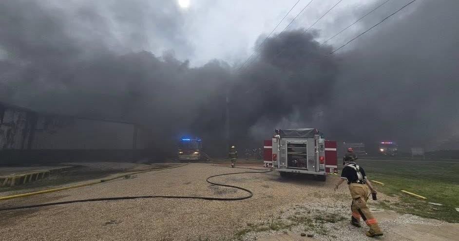 Multiple units respond to large scale commercial fire at Eldon ...