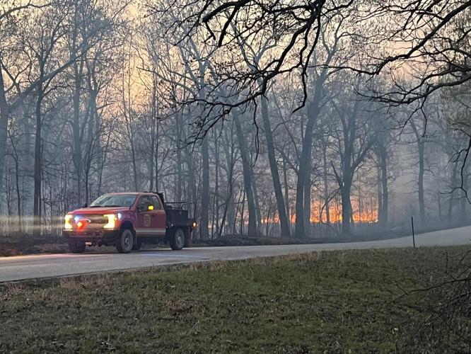 Lake-area firefighters battle 300-acre natural cover fire | Newsroom ...