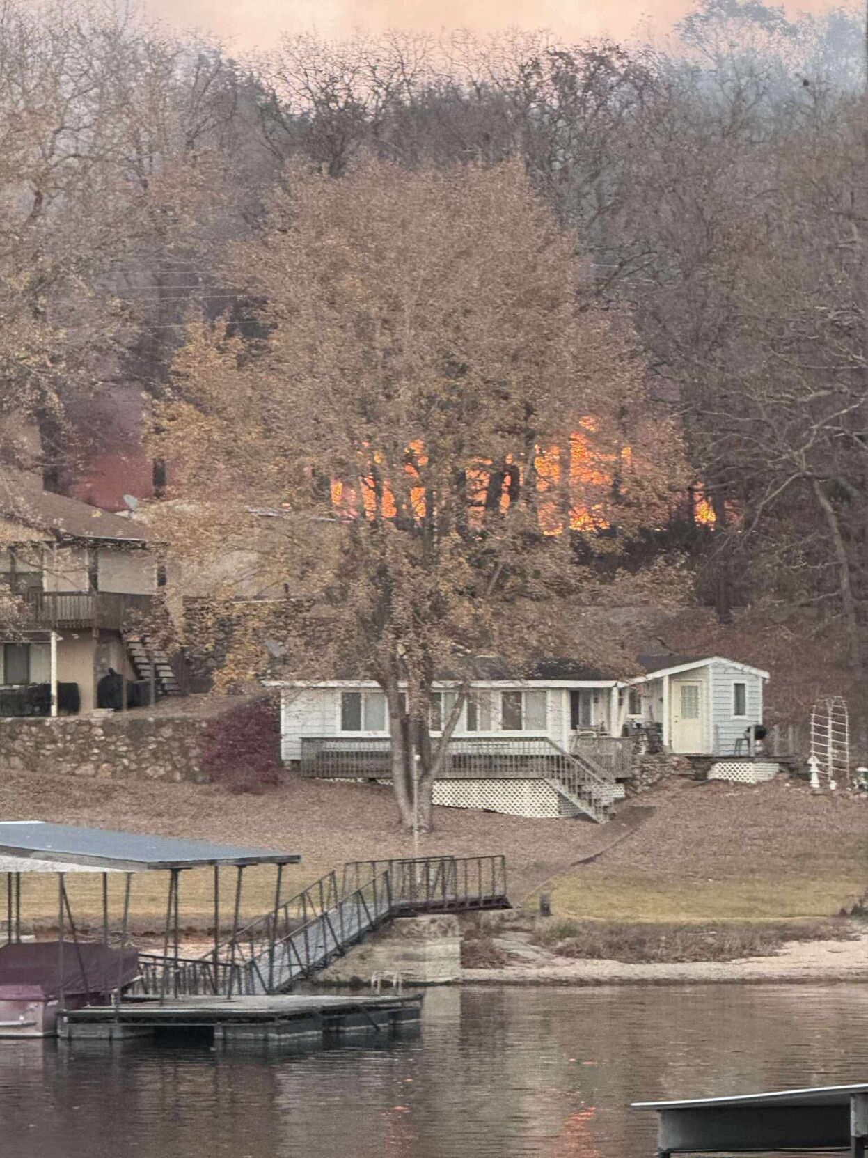 Camden County firefighters battle house fire in Roach, natural cover ...