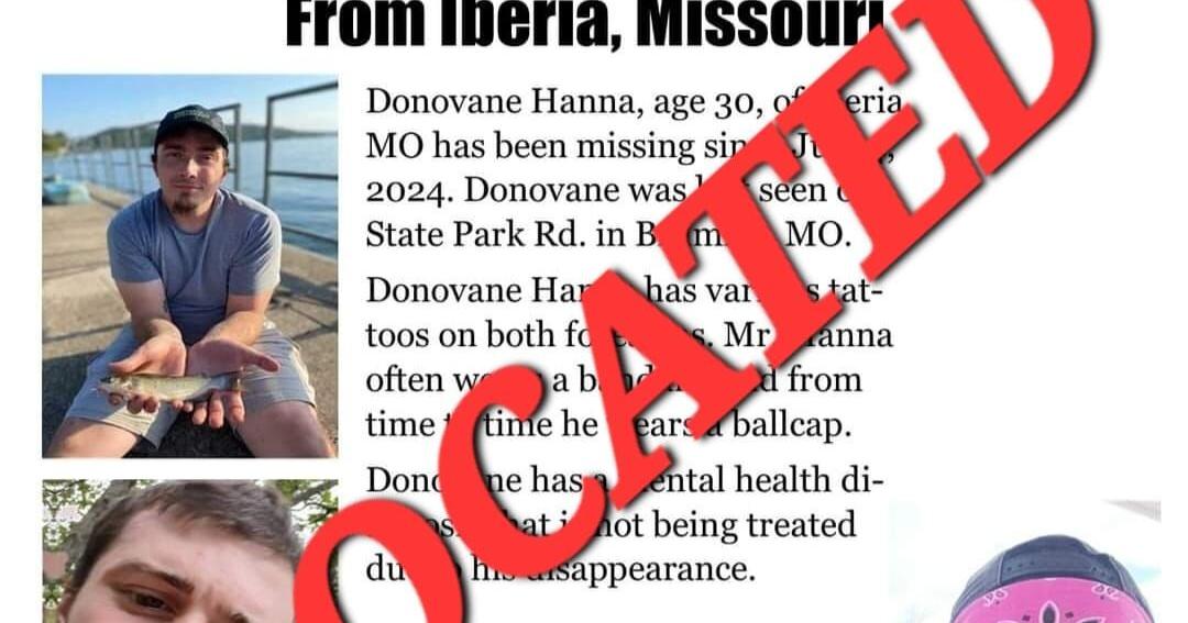 Iberia man missing since July 4th is located by Miller County deputies | Newsroom | kjluradio.com