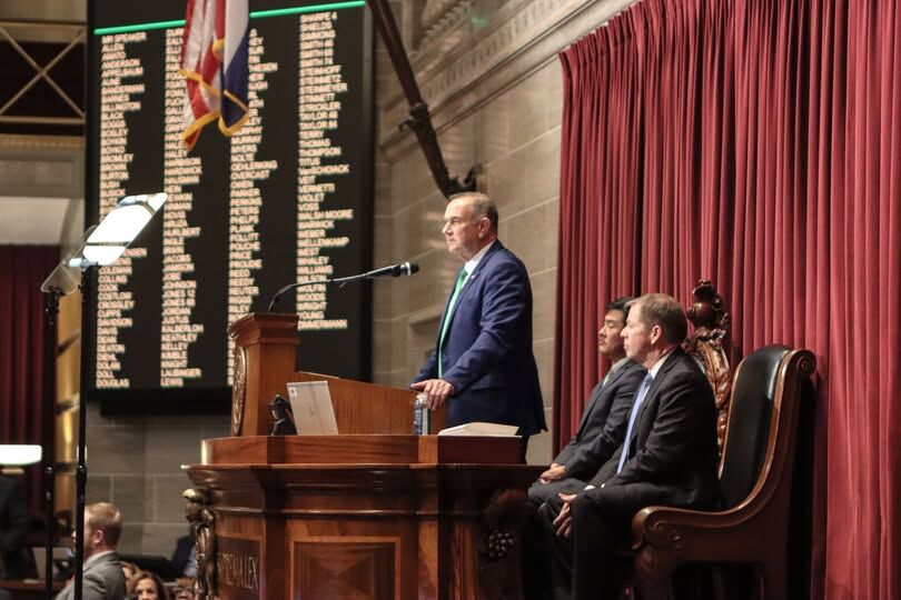 Governor Mike Kehoe proposed eliminating state income tax in his State ...