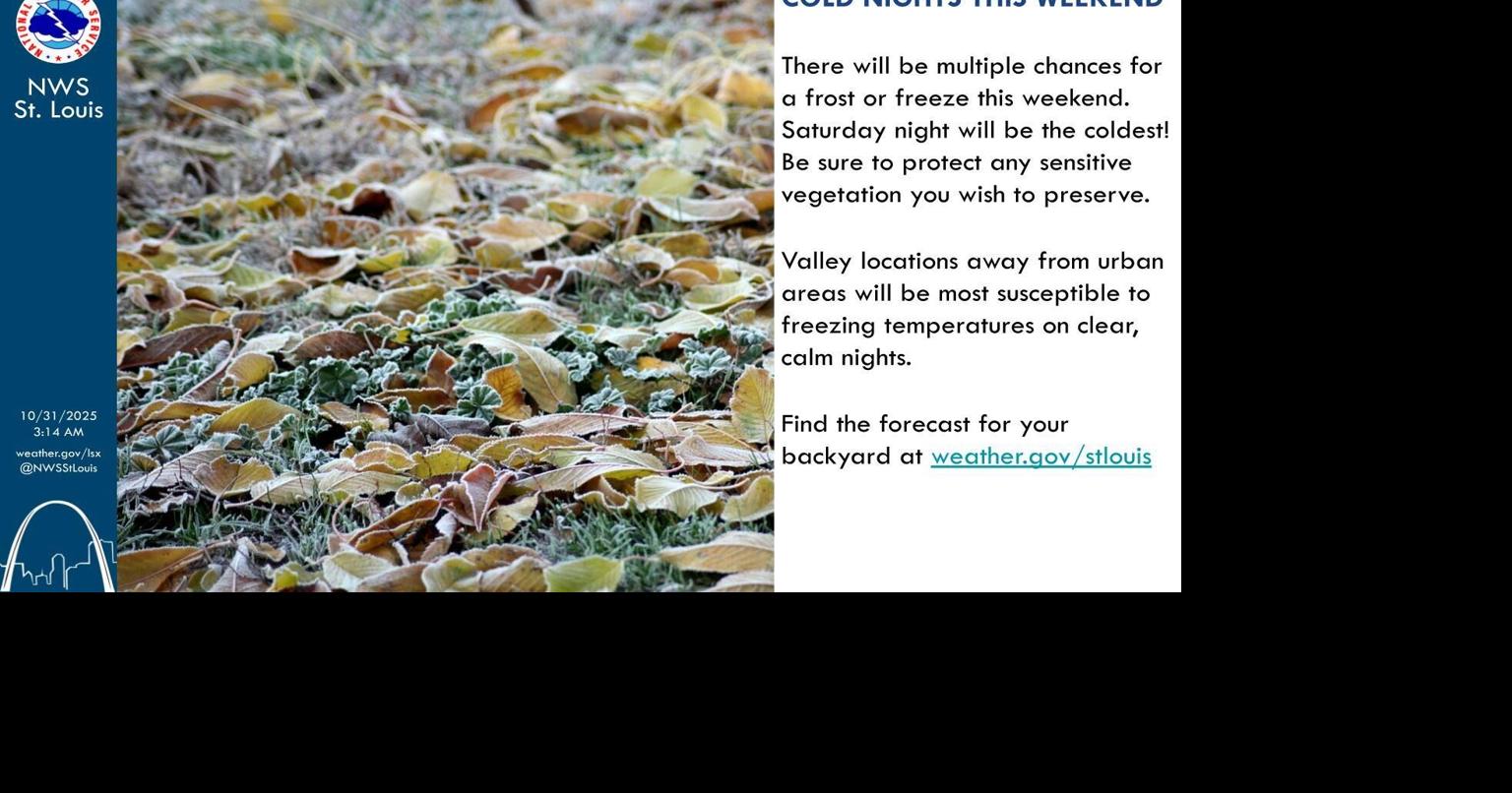 National Weather Service issues Frost Advisories and Freeze Watches for ...