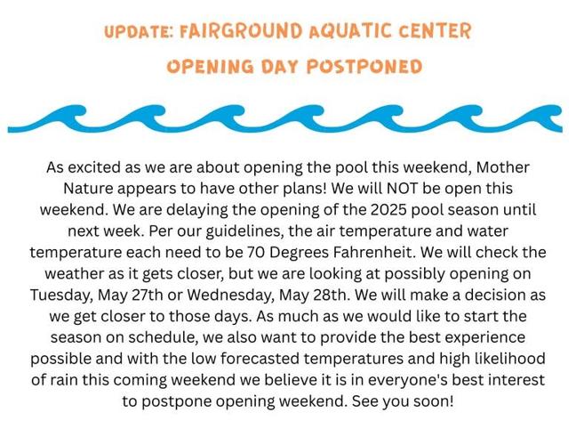 Rain and cool temperatures delay opening of central Missouri public ...