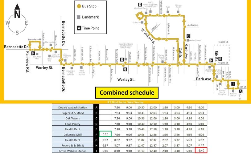 Lack of drivers means Columbia city buses will run alternating routes ...