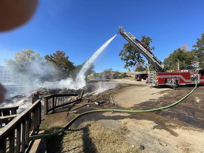 Building being demolished in Sunrise Beach sparks large fire | Newsroom ...