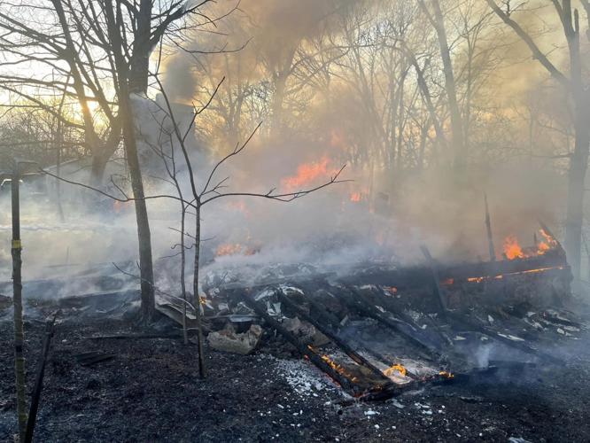 Morgan County home destroyed, log cabin damaged after second fire in ...