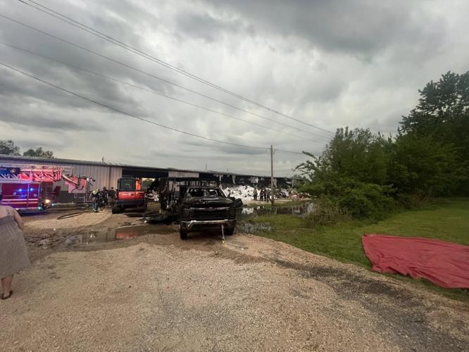 Multiple units respond to large scale commercial fire at Eldon ...
