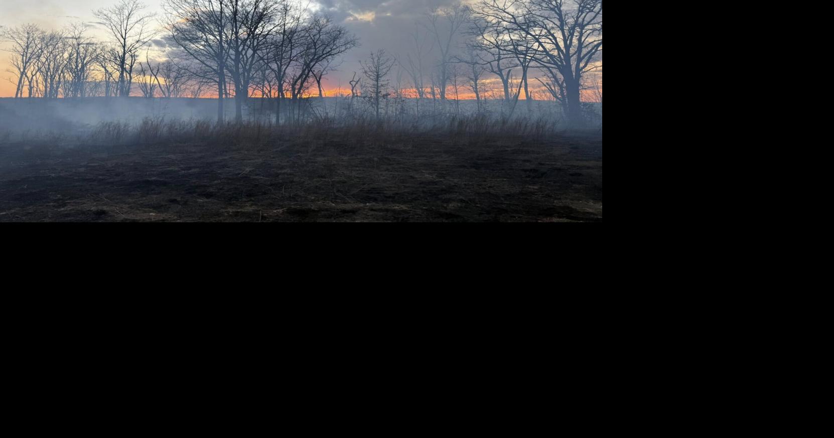 Large natural cover fire southeast of Warsaw destroys 250 acres ...