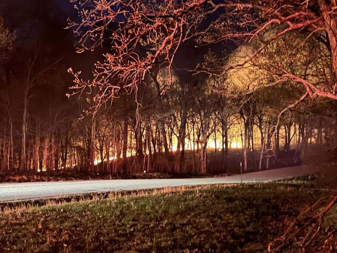Lake-area firefighters battle 300-acre natural cover fire | Newsroom ...