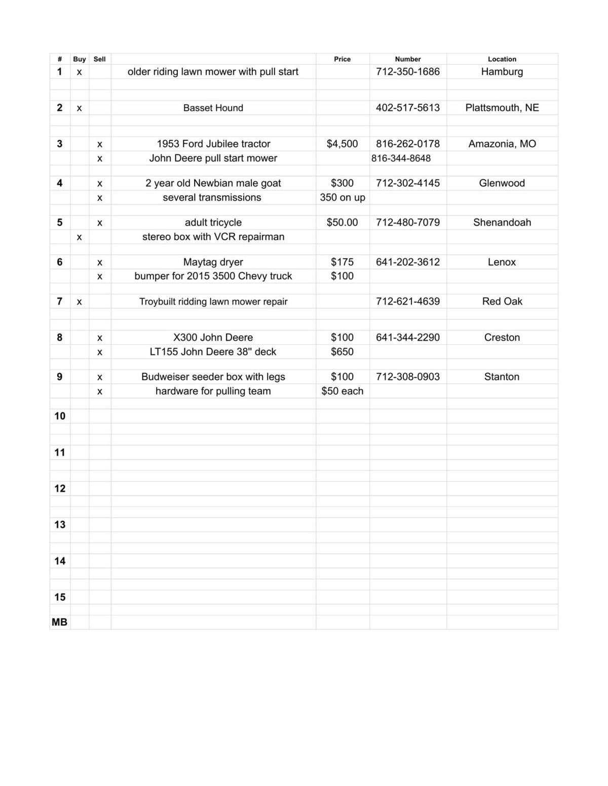 Monday, June 15th | On-Air Listings | kmaland.com