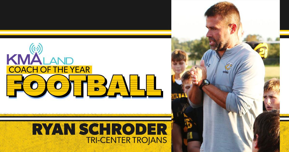Tri-Center's Schroder adds another win with KMAland Football Coach of ...