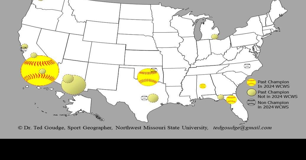 Geography with Goudge: NCAA Div. I Women’s Softball Champions, 1982 ...