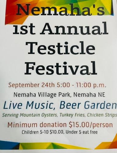 Village of Nemaha to host inaugural Testicle Festival | News | kmaland.com