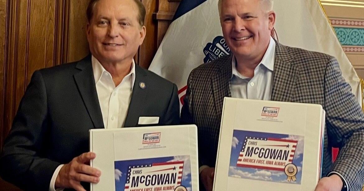 McGowan files paperwork to run in Iowa GOP Primary for Iowa's 4th ...
