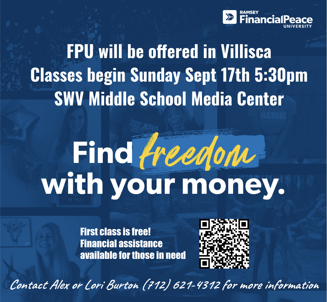 Financial Peace University - Villisca | Calendar | kmaland.com