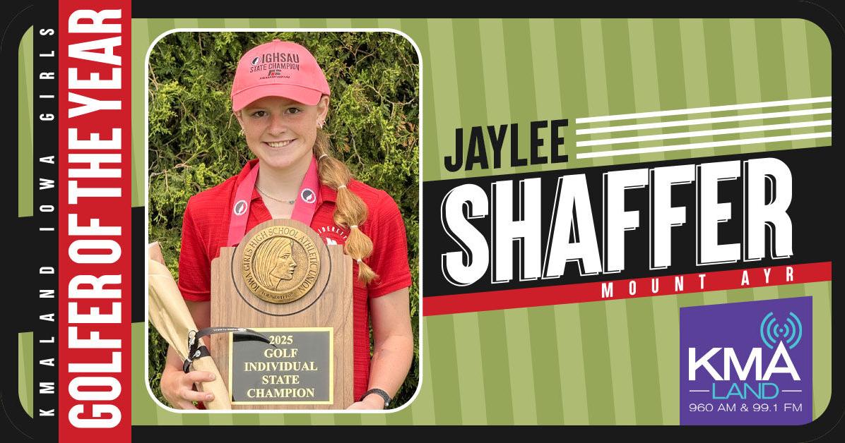 State champion Shaffer claims second straight KMAland Iowa Girls Golfer ...