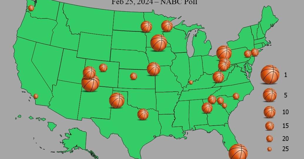 Geography with Goudge: Div. II Top 25 Men’s Basketball | News | kmaland.com