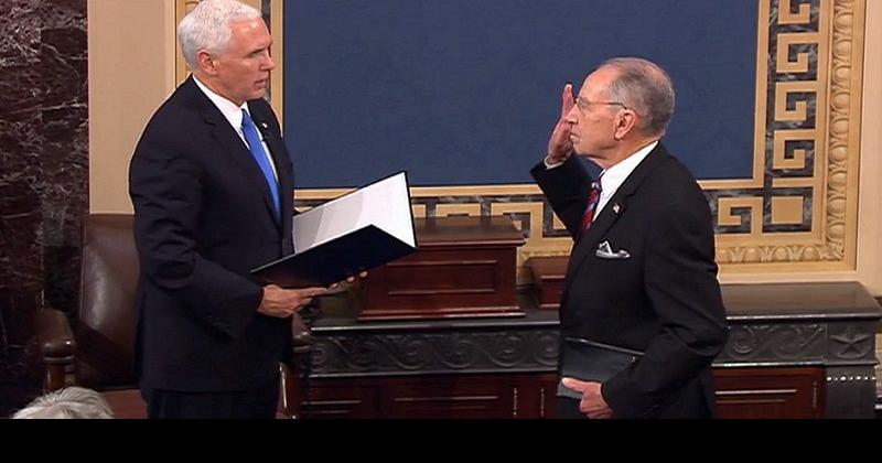 Grassley Now Third In Line Of Presidential Succession News