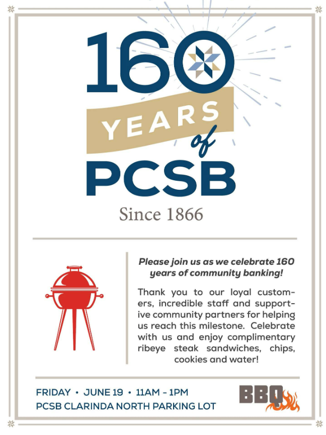 160 Years of PCSB BBQ Celebration | Calendar | kmaland.com
