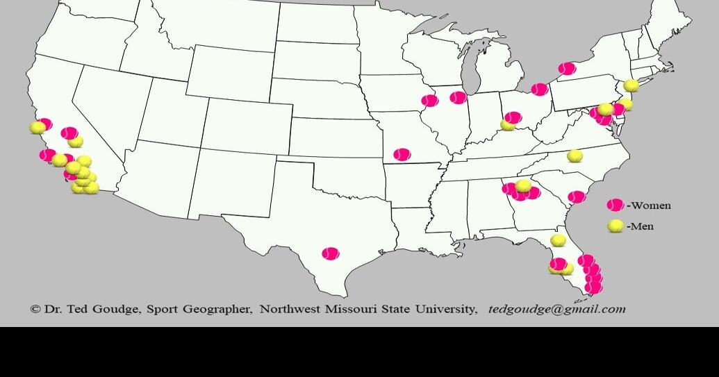 Geography with Goudge: U.S. Open Tennis Players, 2023 | News | kmaland.com