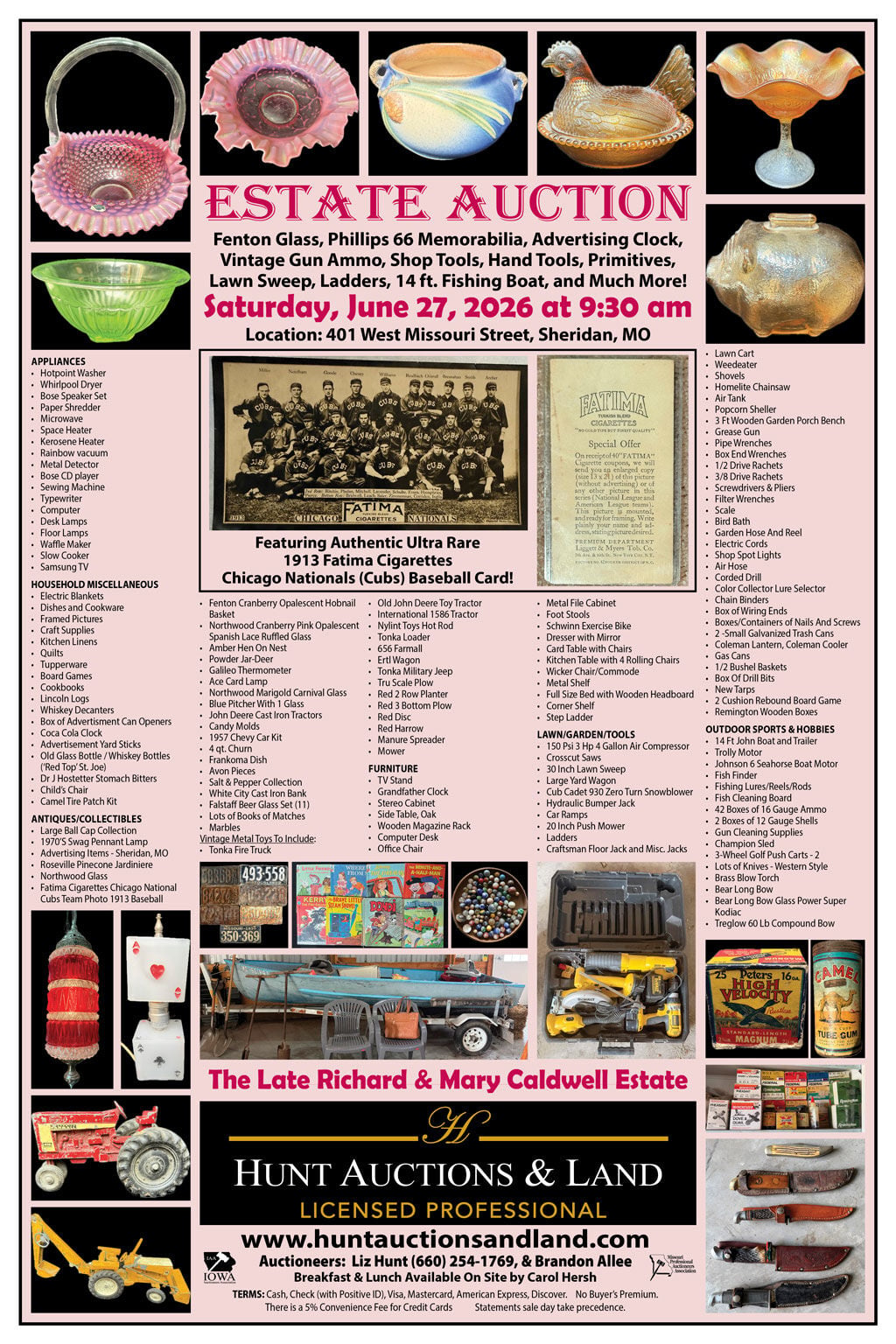 Richard and Mary Caldwell Estate Auction | Auction Block | kmaland.com