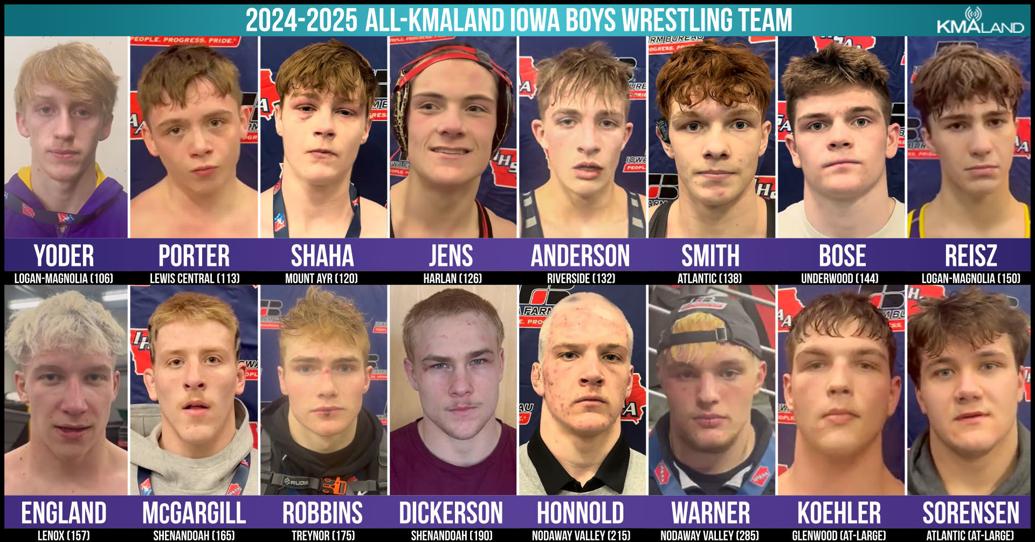 Presenting the 2025 All-KMAland Wrestling Teams | Sports | kmaland.com
