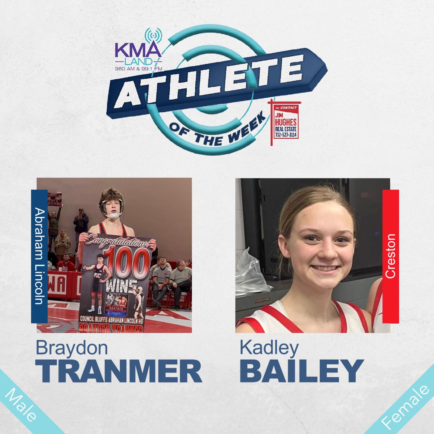 2025-26 JHRE KMAland Athlete of the Week (Week 20): Kadley Bailey ...