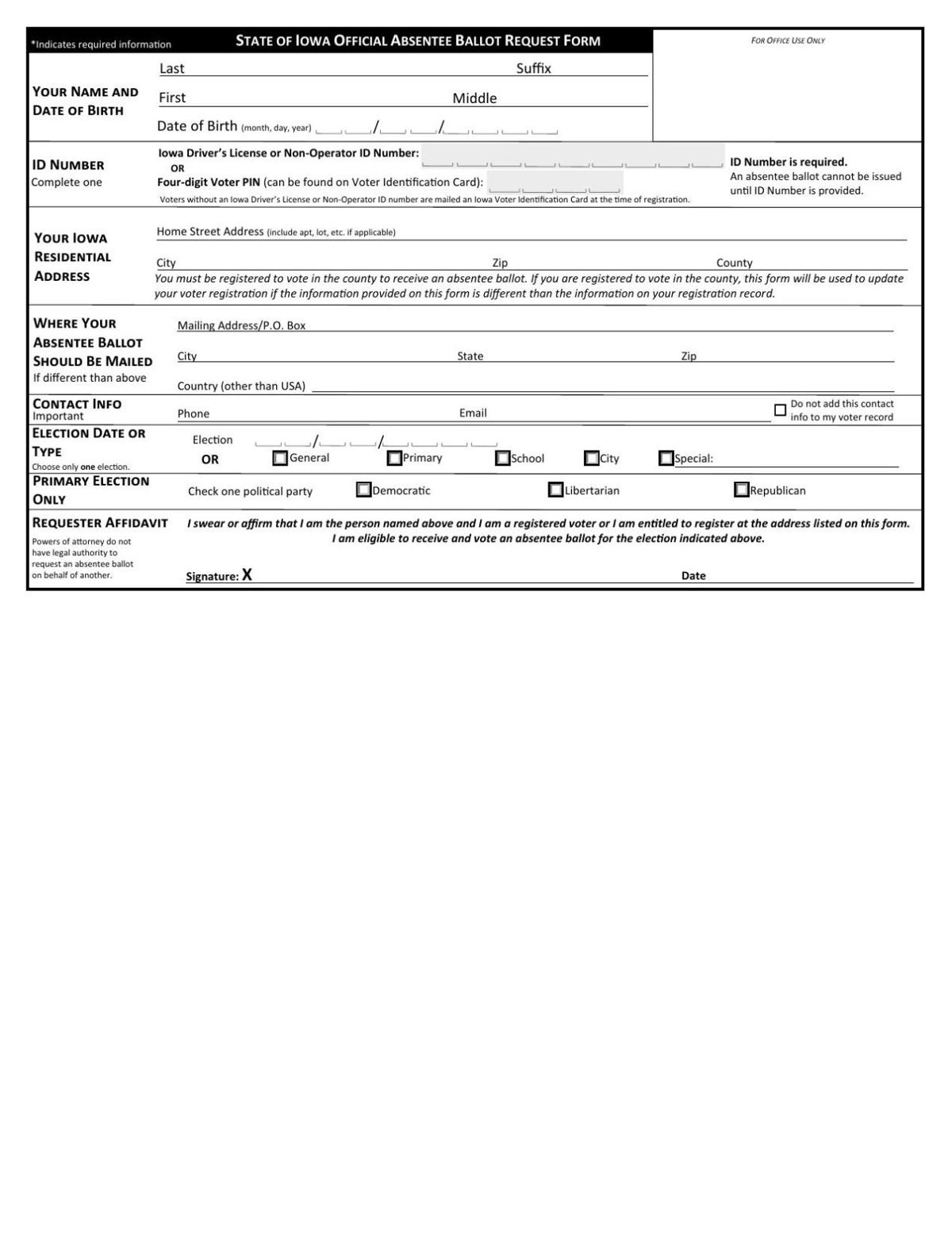 Page County to mail absentee ballot request forms to every registered ...