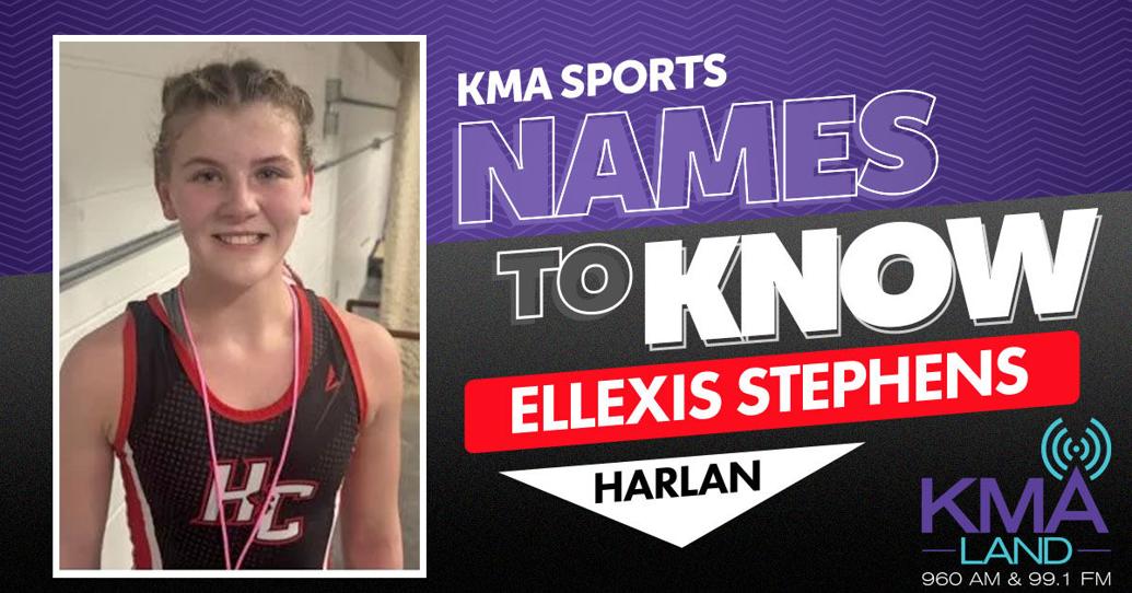 Winter 2025 Names to Know: Ellexis Stephens, Harlan | Sports | kmaland.com