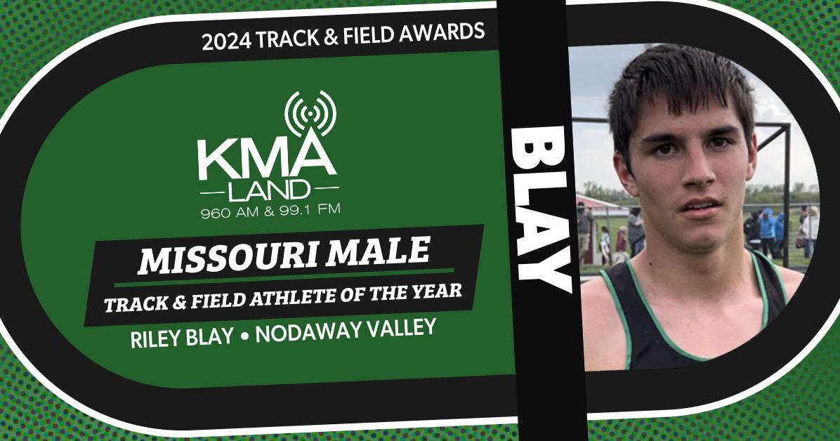 Nodaway Valley 10-time champ Blay earns second KMAland Missouri Track ...