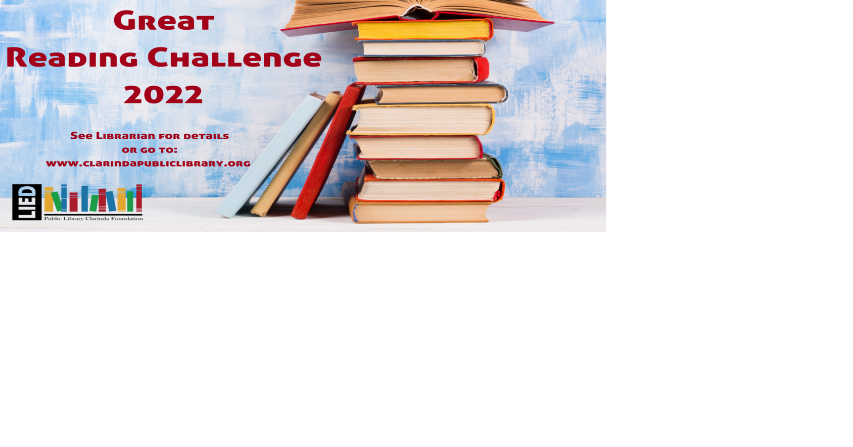 First annual Great Reading Challenge set for 2022 | News | kmaland.com