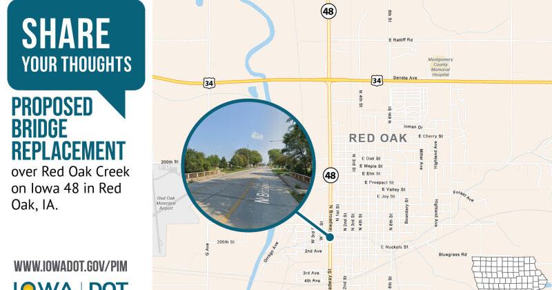 Iowa DOT seeks input on proposed Highway 48 bridge replacement in Red ...